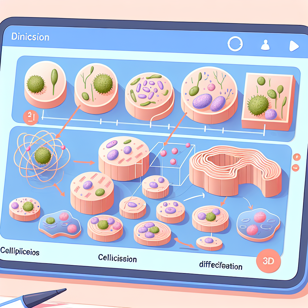 3D Cell Division: Mitosis & Differentiation Models | Free PBL Lesson ...