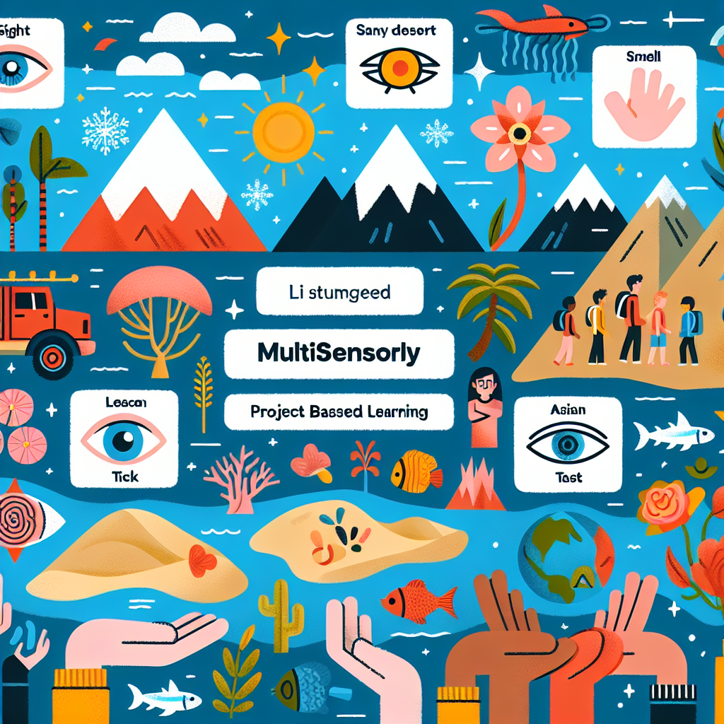 Exploring the World: A Multisensory Journey | Free PBL Lesson Plan ...