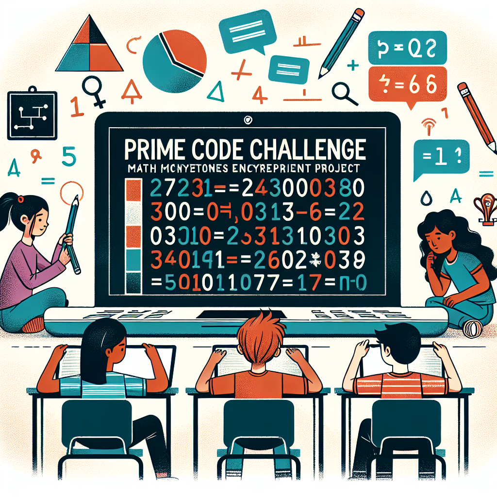 Prime Code Challenge: Math Encryption Project | Free PBL Lesson Plan ...