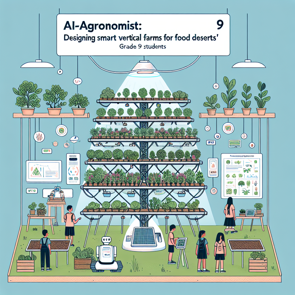 Grade 9: AI-Agronomist: Designing Smart Vertical Farms for Food Deserts ...